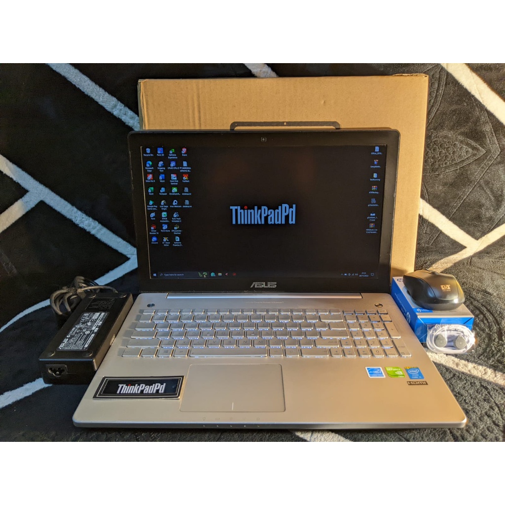 Jual Laptop Gaming Desain ASUS N550JX Core i5 4200H Nvidia Murah | Shopee Indonesia
