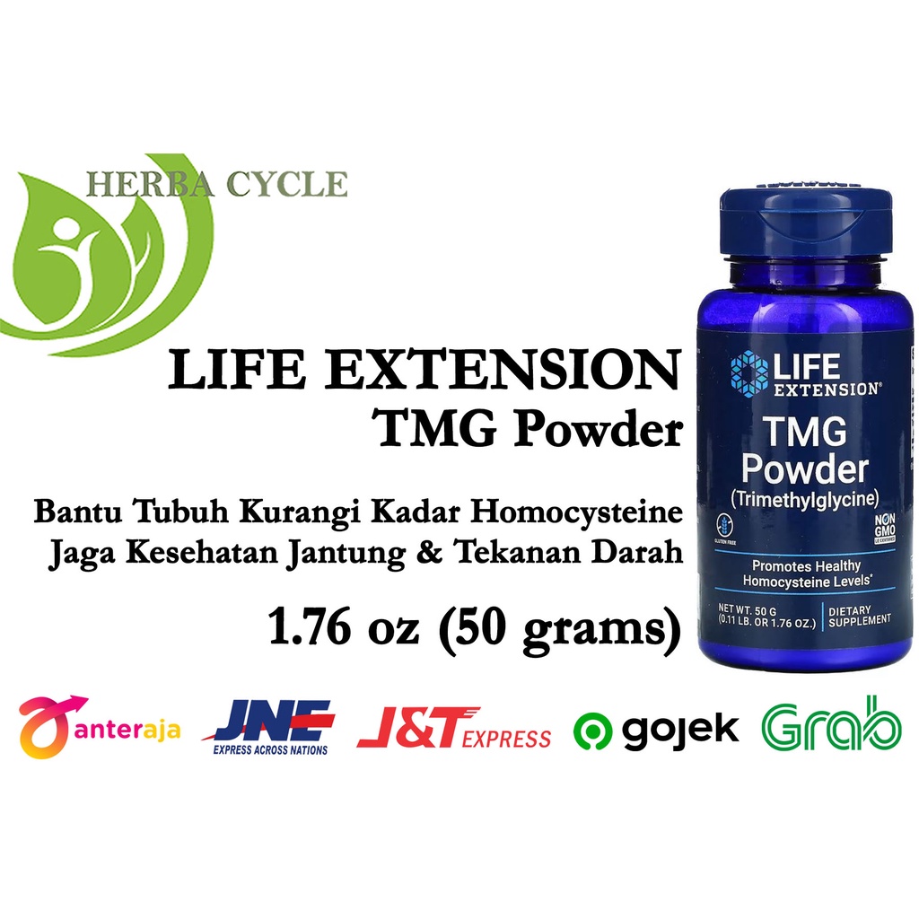 Jual Life Extension TMG Powder 50 gr Trimethylglycine Powder ...