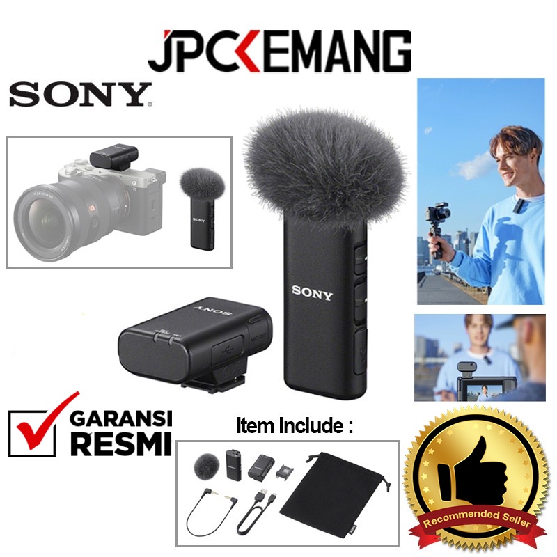 Jual Sony ECM W2BT Wireless Microphone Digital Bluetooth Garansi Resmi | Shopee Indonesia