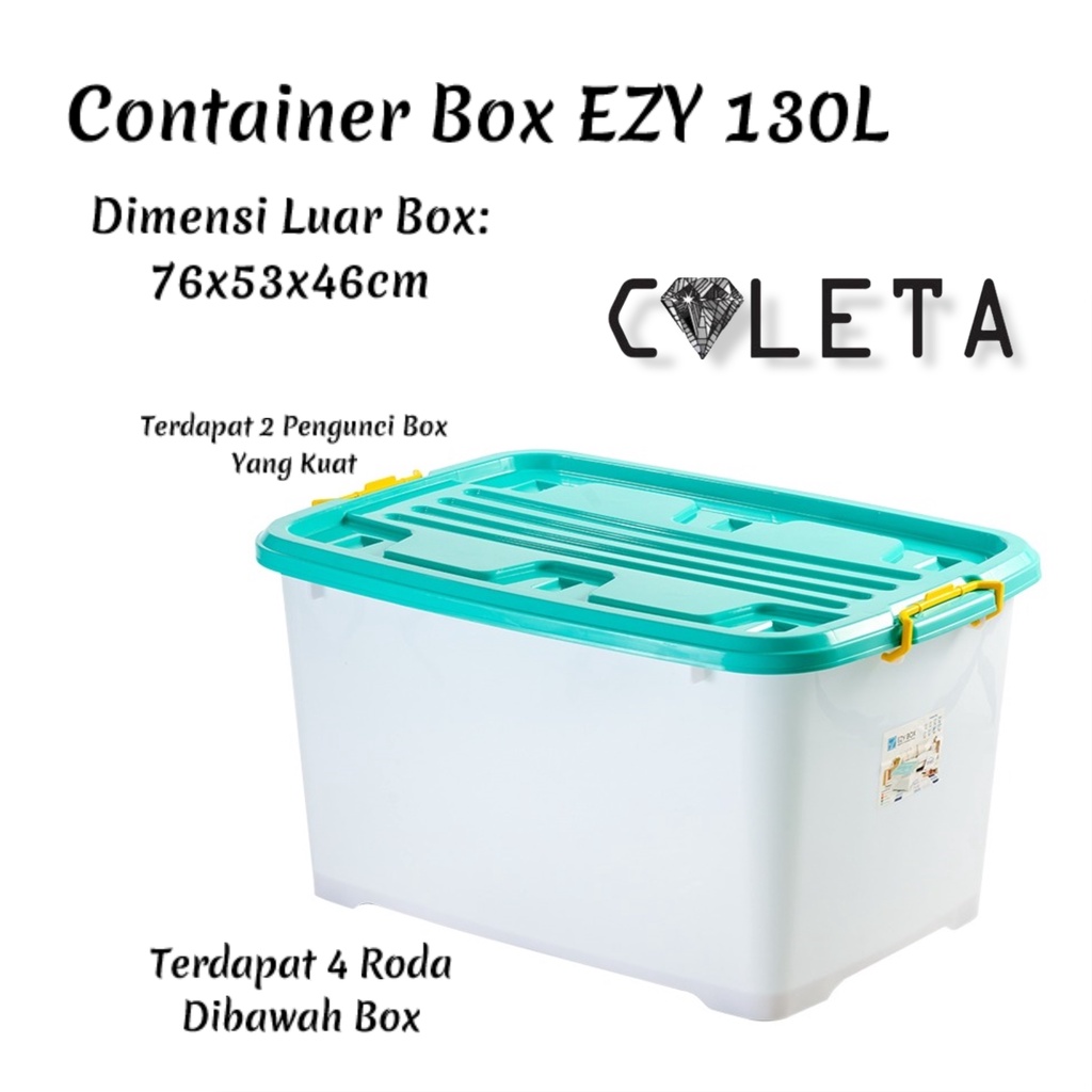 Jual Container Box 130L EZ / Roller Box/ Container Box/ Container ...