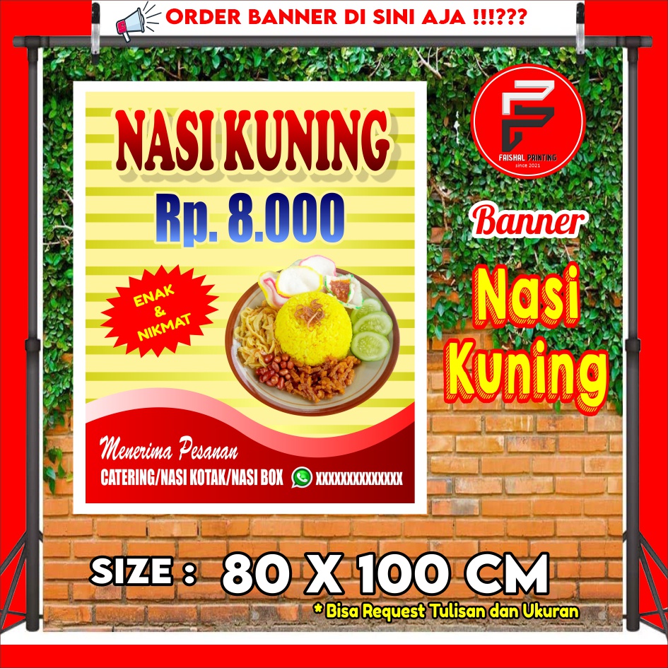 Jual Spanduk Nasi Kuning / Banner Warung Nasi Kuning / Spanduk Jual ... Jual Spanduk Nasi Kuning / Banner Warung Nasi Kuning / Spanduk Jual ...