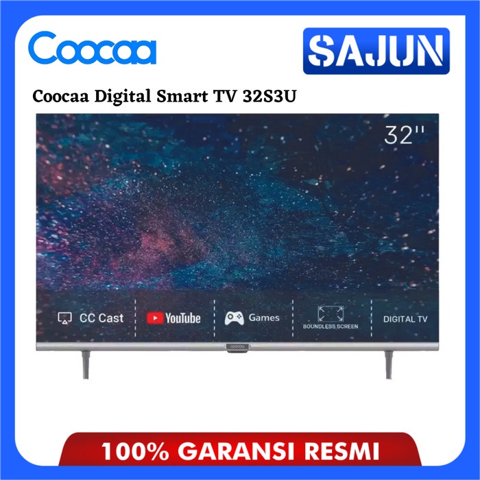 Jual COOCAA TV LED 32 inch Digital Smart TV 32S3U /32 S3U | Shopee ...