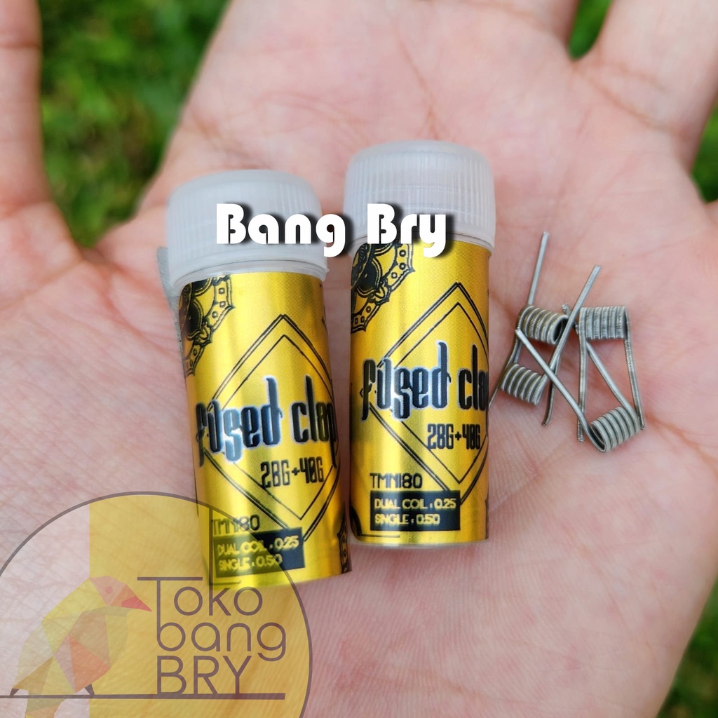 Jual Authentic Coil Gear (4 pcs) Fused Clapton Twisted Messes TM Ni80 ...