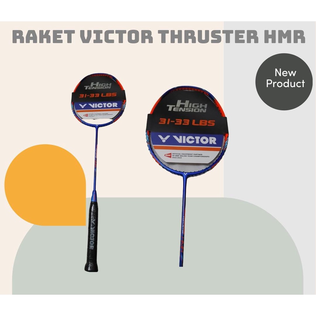 Jual Raket Badminton Victor Thruster HMR Original Raket Victor | Shopee ...