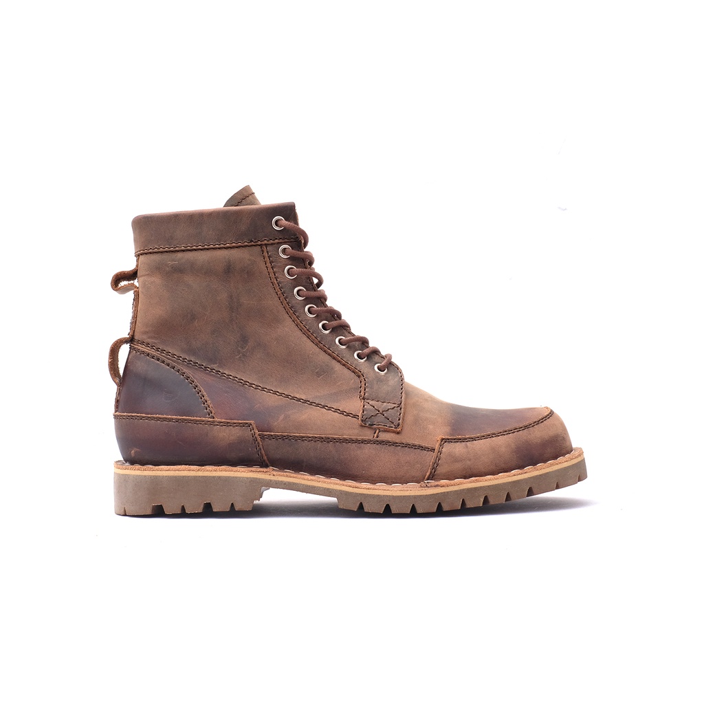 Jual Kratos Aztec Tan - Sepatu Boots Kulit Crazy Horse Pria Rugged ...