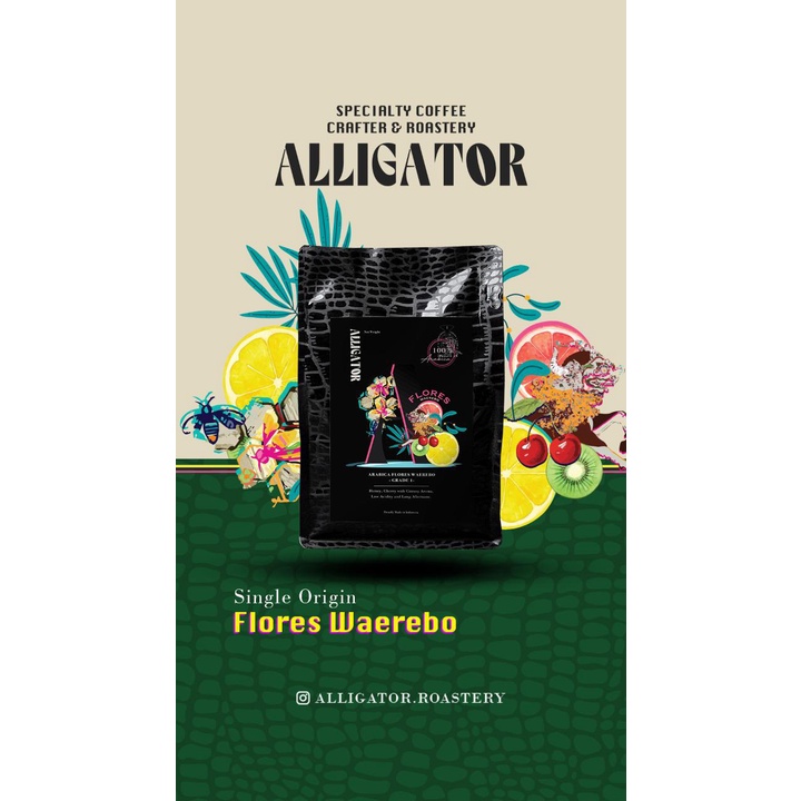 Jual Kopi Arabika Flores Waerebo | Alligator Specialty Grade | Shopee ...