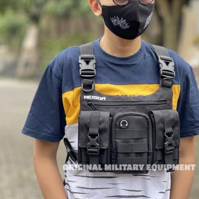 Jual Tas Dada Tactical Pria Terbaru Three Pocket Original Neisda Chest ...