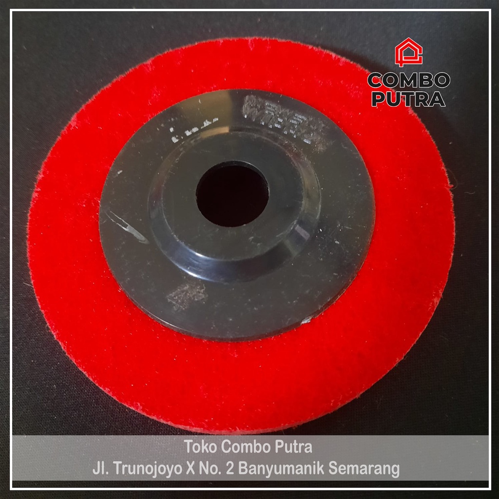 Jual Mata Gerinda Poles Wipro Merah Non Woven Wheel 4 Inchi | Shopee ...