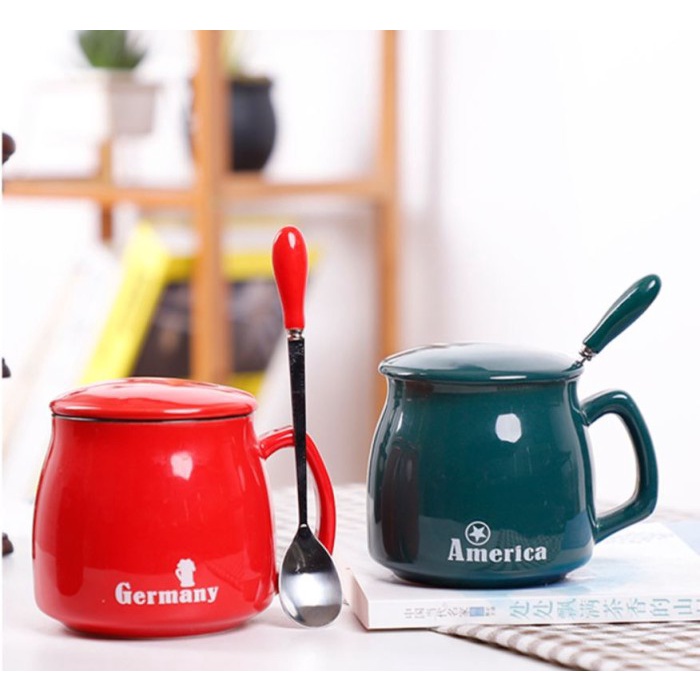 Jual GELAS KERAMIK MUG CANGKIR CERAMIC MUG CANTIK MURAH BAGUS KOPI TEH ...