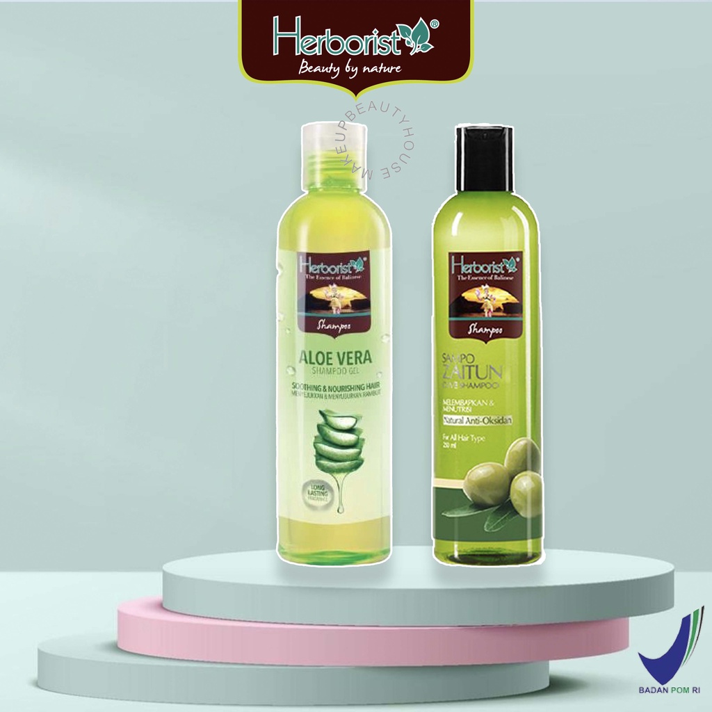 Jual HERBORIST Shampoo - Zaitun | Aloe Vera 250ml | Shopee Indonesia