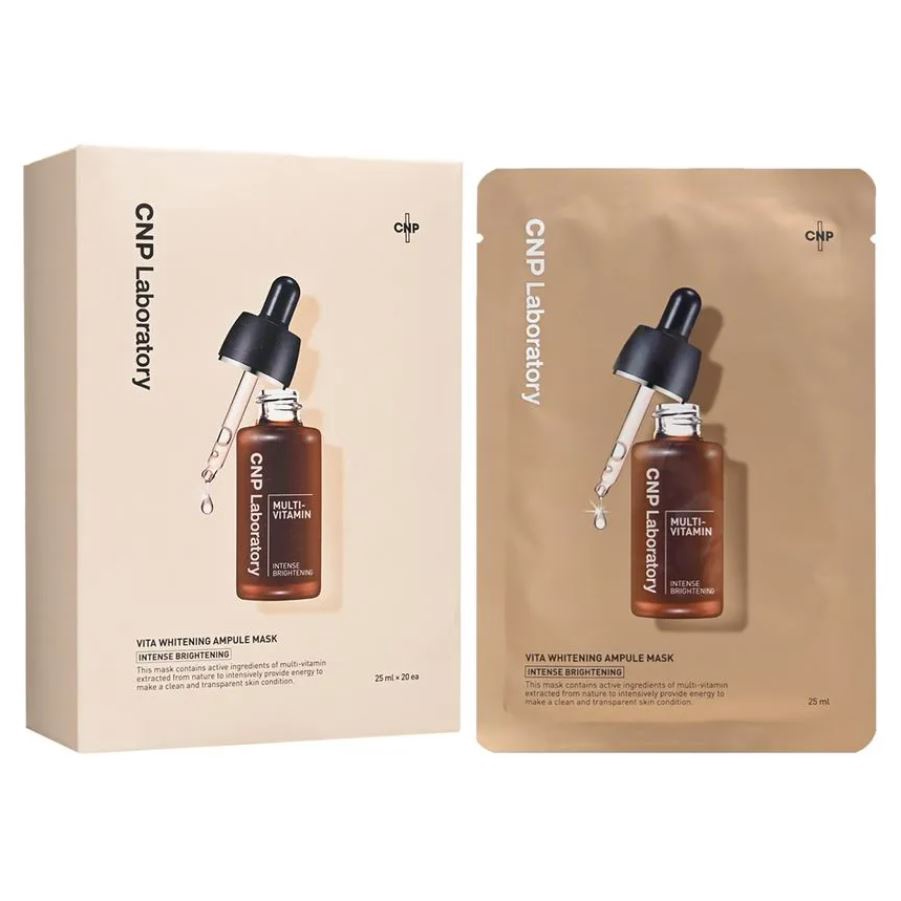 Jual CNP Laboratory Vita Whitening Ampule Mask Masker Wajah Original ...