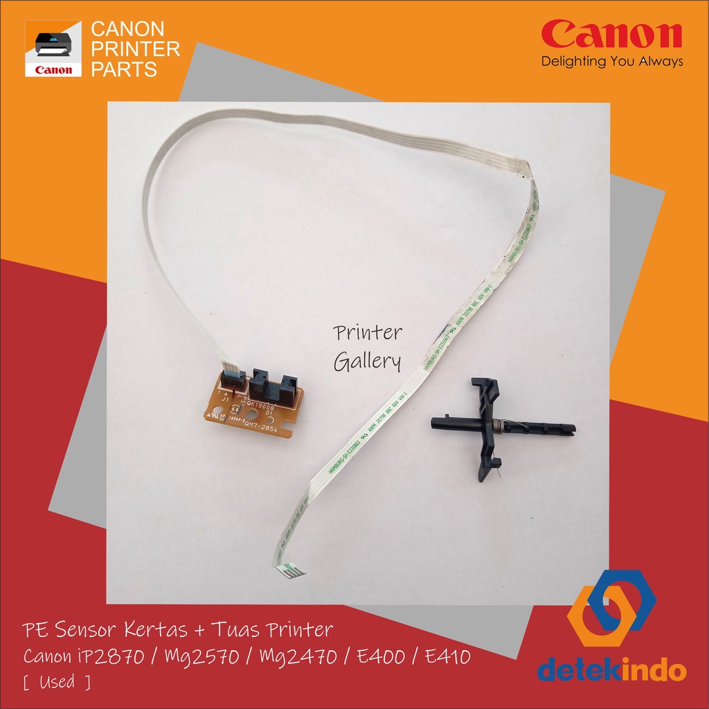 Jual PE Sensor Kertas + Tuas Sensor Canon MG2570 iP2870 E400 E410 ...