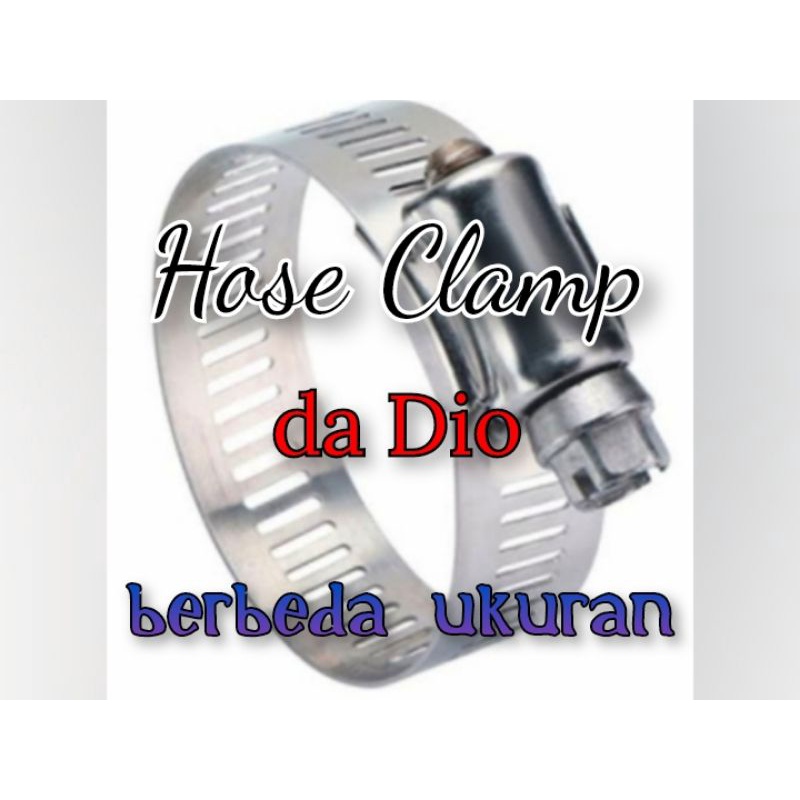 Jual KLEM SELANG STAINLESS / HOSE CLAMP / BERBAGAI UKURAN INCH | Shopee ...