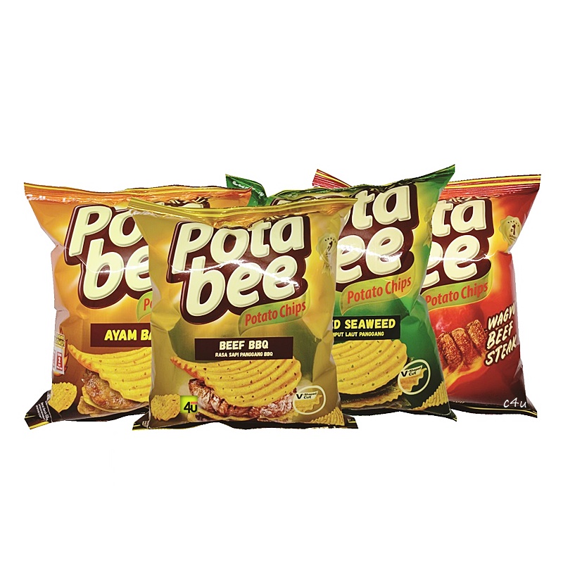 Jual POTABEE Potato Chips - Kemasan BESAR 68gr | Shopee Indonesia