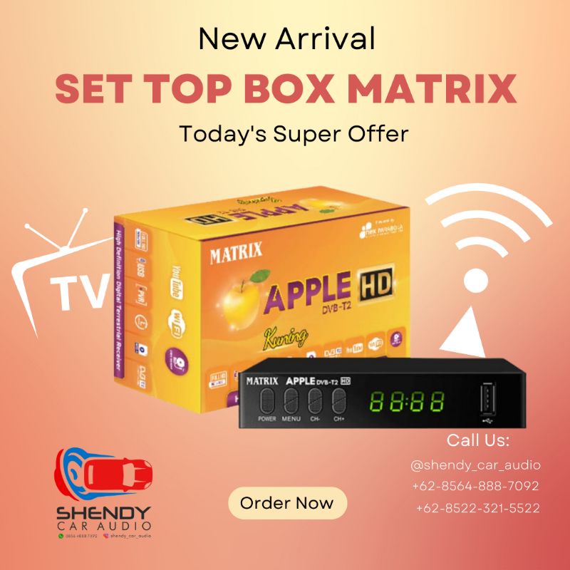 Jual STB Matrix Kuning SET TOP BOX MATRIX STB Matrik Yelow | Shopee ...