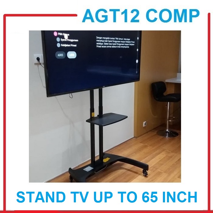 Jual Bracket Standing Tv Led Lcd Portable Portabel Stand Hingga 65 ...