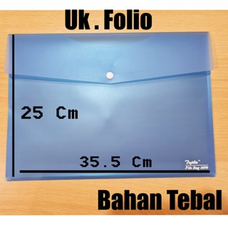 Jual Map Plastik Kancing / Map Plastik Kancing Tebal / Map dokumen ...