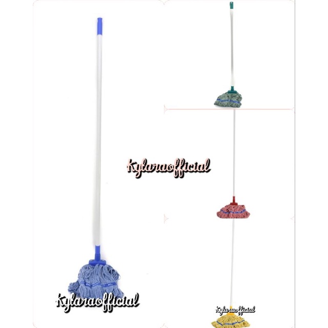 Jual Krisbow Kain Pel dengan Gagang Heavy Duty Floor Mop | Shopee Indonesia