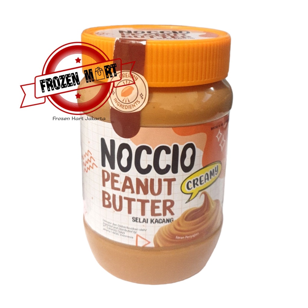 Jual NOCCIO Selai Kacang Lembut / Creamy Peanut Butter 500Gr | Shopee ...
