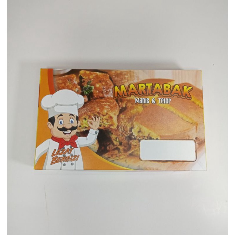Jual Dus Martabak / Box Martabak 21 x 13 x 3,8 cm / Dus Box Kue / Dus ...