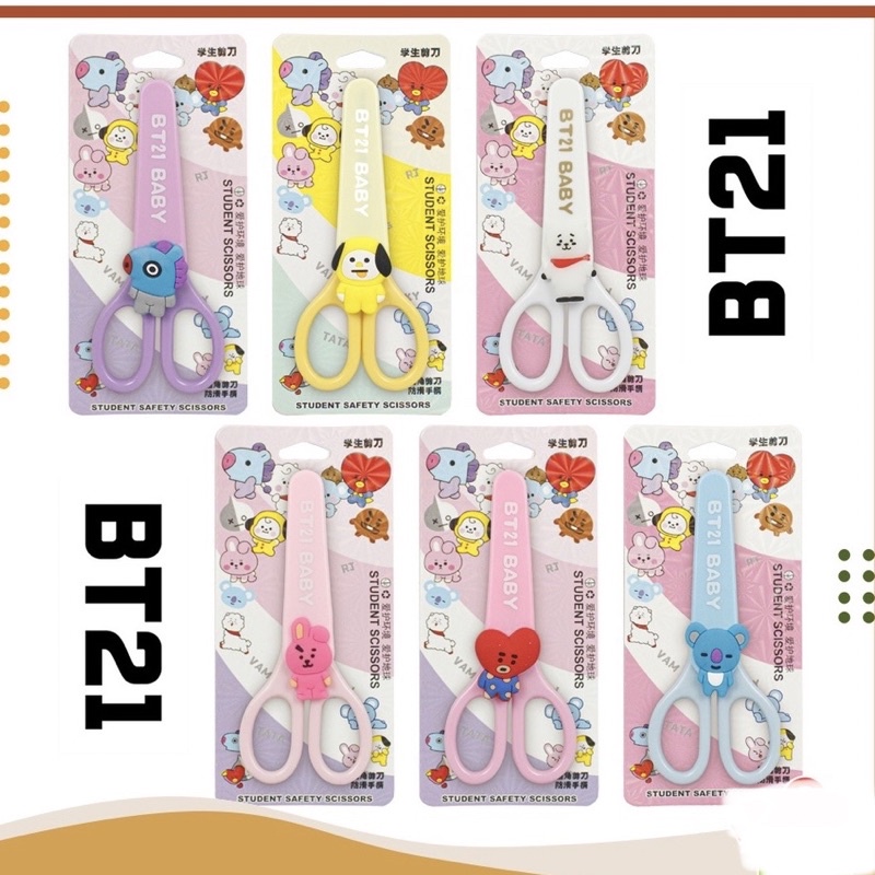 Jual GUNTING KERTAS BTS BT21 / GUNTING ANAK LUCU / GUNTING MINI KARAKTER | Shopee Indonesia