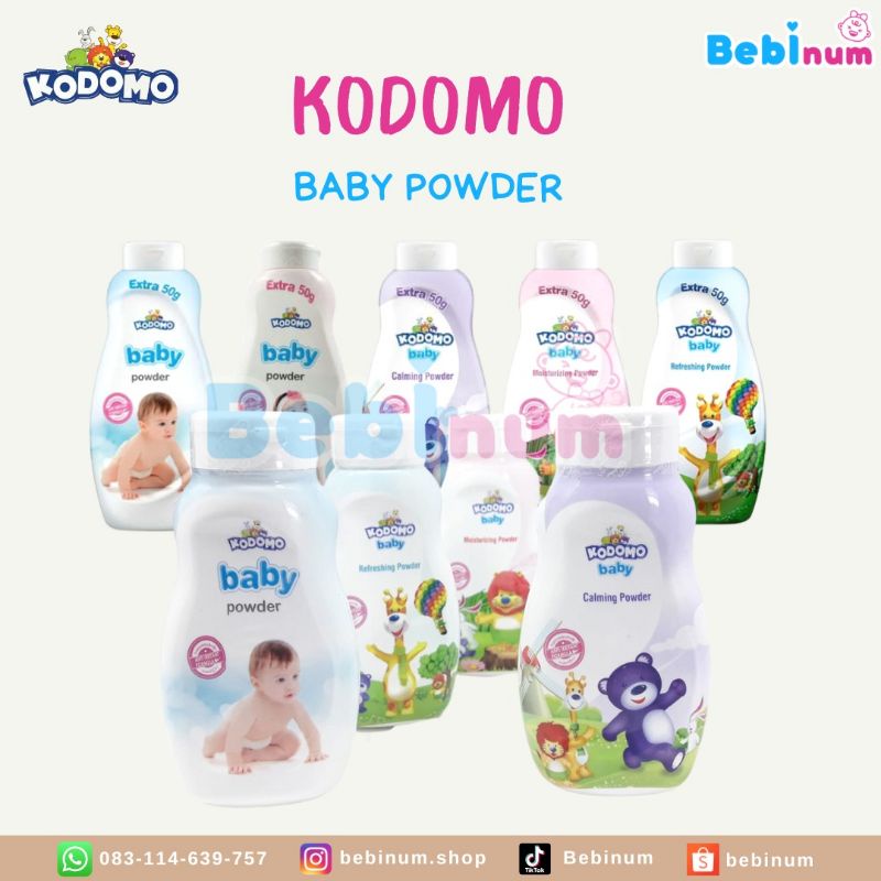 Jual KODOMO BABY POWDER | 200 + 100 G / 50 G | Shopee Indonesia