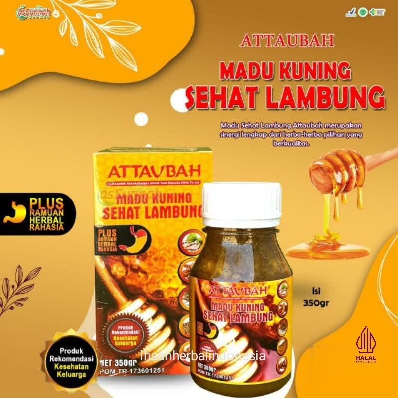 Jual [100%ORIGINAL]MADU KUNING SEHAT LAMBUNG ATTAUBAH ATASI ...