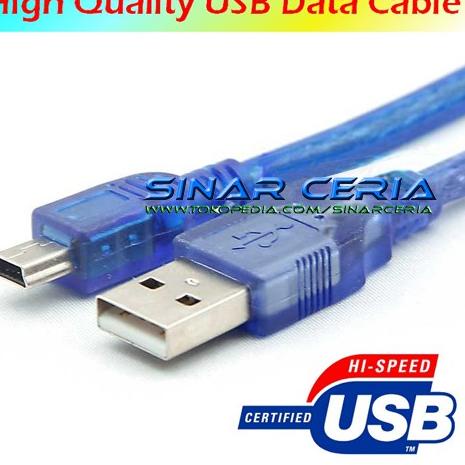 Jual Best Product Kabel Data USB A to Mini USB B Male Cable Biru Phone ...