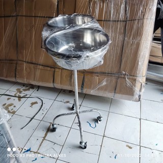 Jual Trolley Troli Waskom Double Stainless | Standar Waskom Rumah Sakit ...