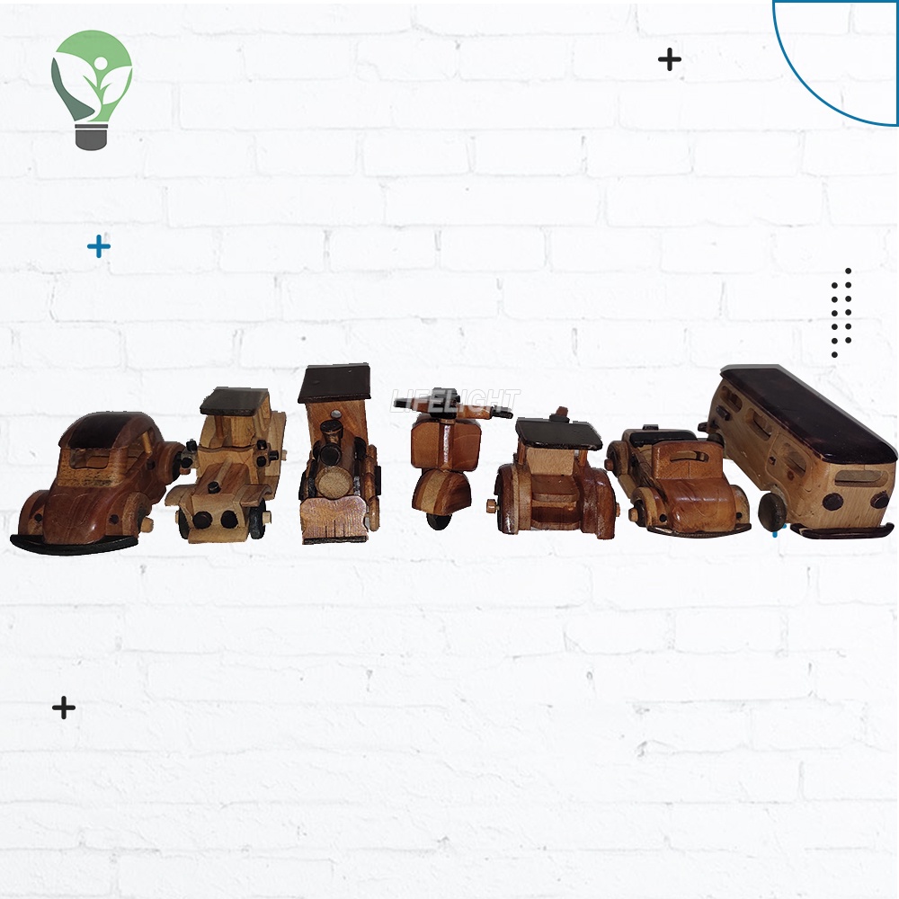 Jual Mainan Kayu Anak / Mobil Tradisional / Miniatur Kereta Anak ...