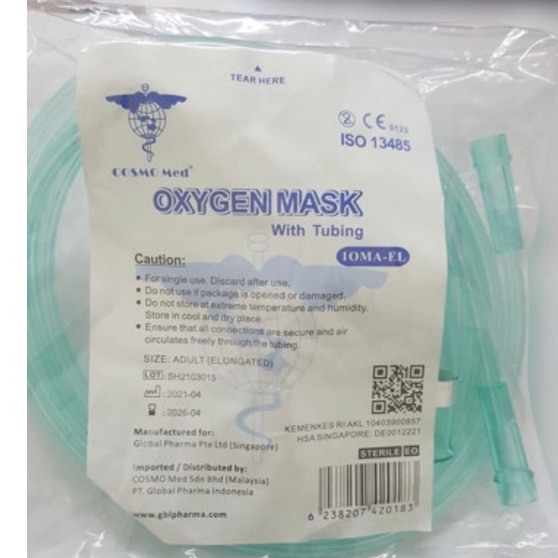 Jual Selang oxygen Nasal Canula & Selang Oxygen Sungkup | Shopee Indonesia