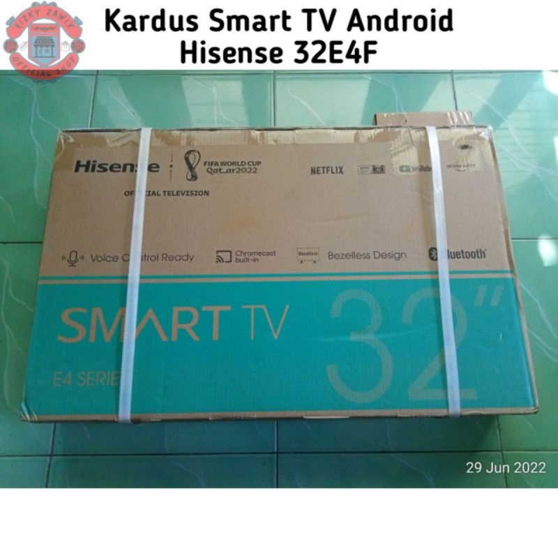 Jual Kardus Smart TV Android Hisense 32E4F Televisi Digital 32" inch ...