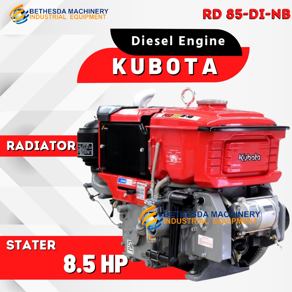 Jual Mesin Penggerak Diesel 8.5 HP Diesel Stater Electric Kubota 8.5 PK RD 85 DI - NB | Shopee ...