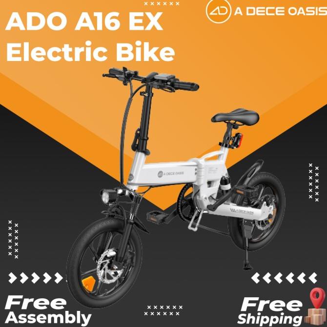 Jual ADO A16 XE Ebike-16 Inch Folding Electric Mountain Bike | Shopee Indonesia