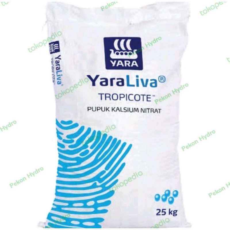 Jual Pupuk YaraLiva Tropicote Kalsium Nitrat Calnit Kemasan Repack 1 kg ...