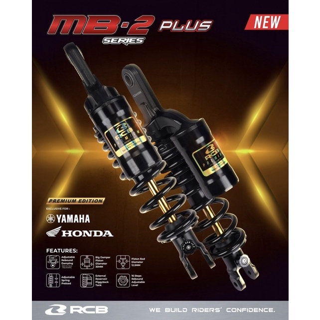 Jual Shockbreaker Shock RCB Tipe MB2 Plus MB2+ Ukuran 330mm - Vario 125 ...