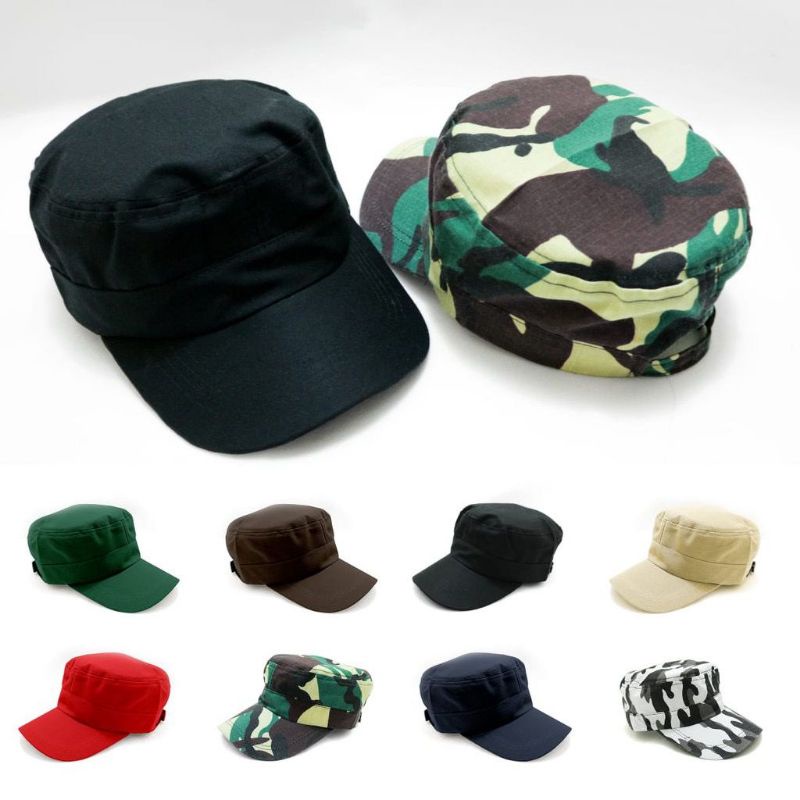 Jual TOPI KOMANDO POLOS DEWASA TOPI LORENG CAMO PLAIN VINTAGE ARMY TOPI ...