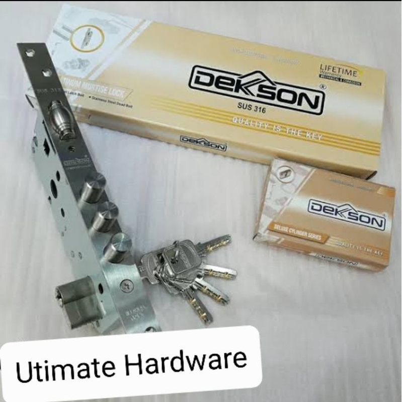 Jual MORTISE LOCK DEKKSON 316 MTS RL 8585 SSS komplit cylinder KK 70mm ...