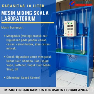 Jual Mesin Pengaduk Cairan Liquid Skala Laboratorium Kapasitas 10 Liter ...