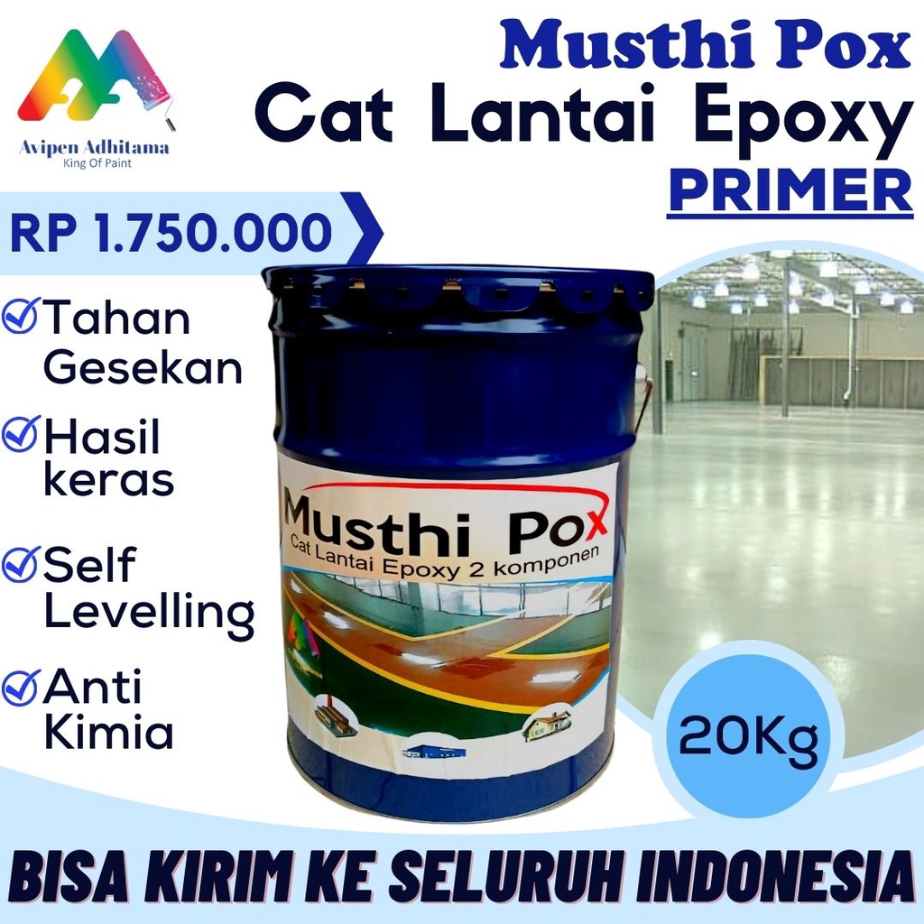 Jual Cat Dasar Lantai Primer Epoxy 20kg Cat Epoxy Termurah Langsung ...