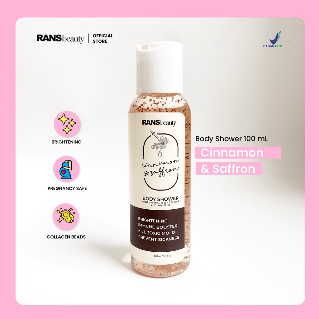 Jual Travel Size Rans Beauty Body Shower - Cinnamon & Saffron | Shopee ...