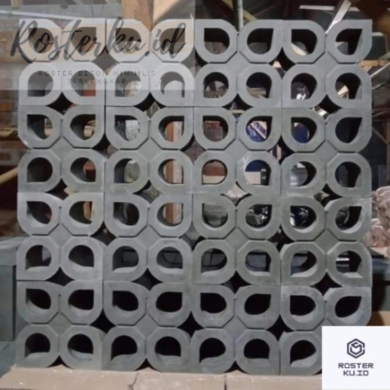 Jual Roster bunga bali/roster beton minimalis/pentilasi udara | Shopee ...