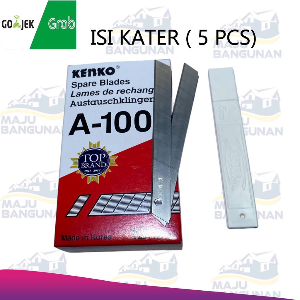 Jual Isi Cutter Pisau Kecil Kenko A100 Cuter Kater Mini / Refill Isi Cutter | Shopee Indonesia