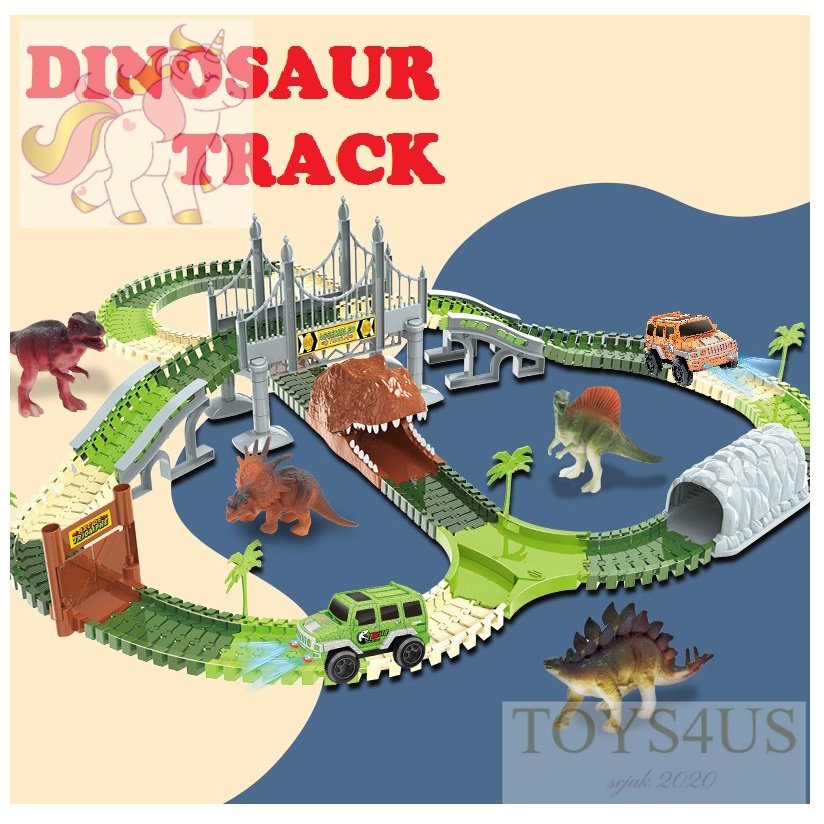 Jual Toys4Us - MAINAN ANAK PARKING LOT RACE MOBIL DINO DINOSAUR TRACK ...