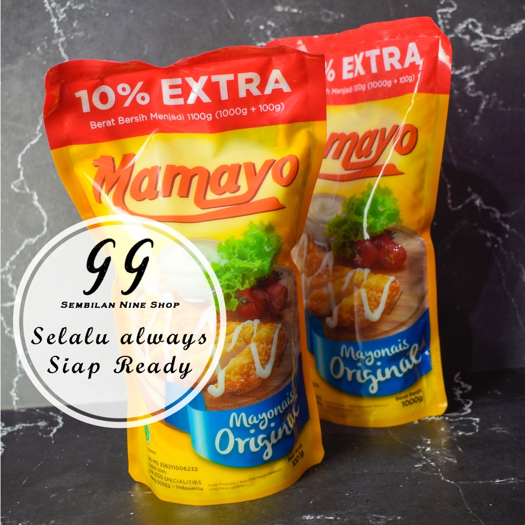 Jual MAMAYO Mayonais Original 1 KG Mayonaise Mayo Mayones Mayonnaise Cocolan | Shopee Indonesia