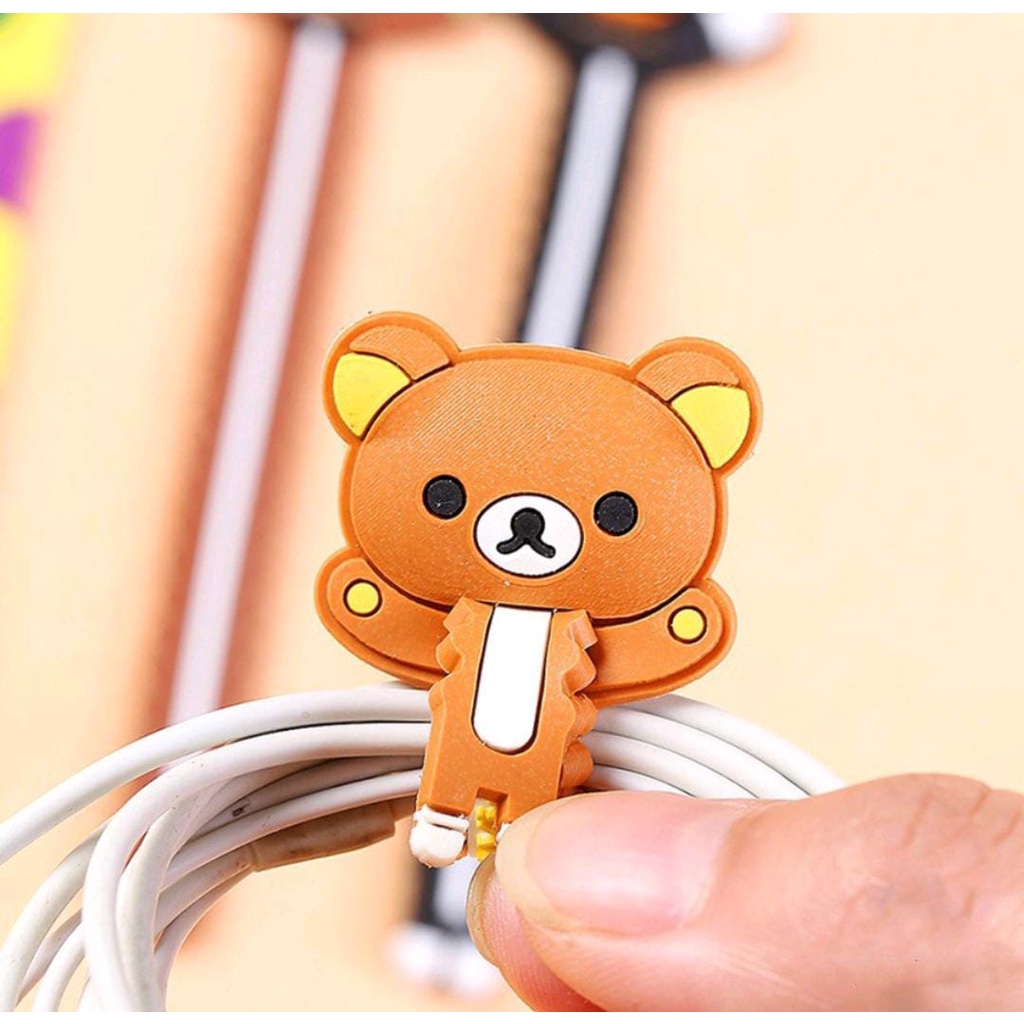 Jual Pengikat Kabel Headset Klip Kabel Cas Tali Pengikat Kabel Silikon ...