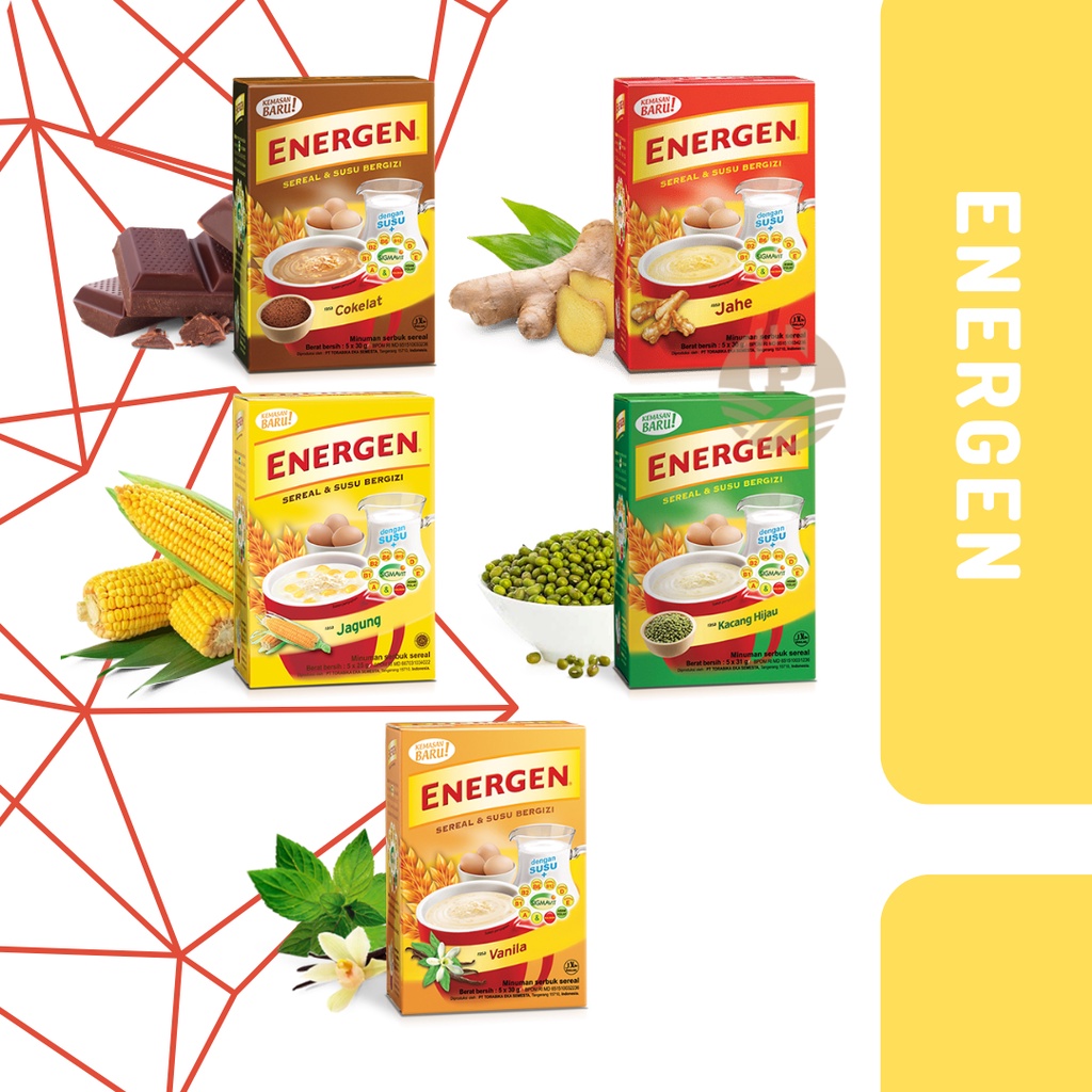 Jual ENERGEN ALL VARIAN (1 RENCENG ISI 10 SACHET) | Shopee Indonesia