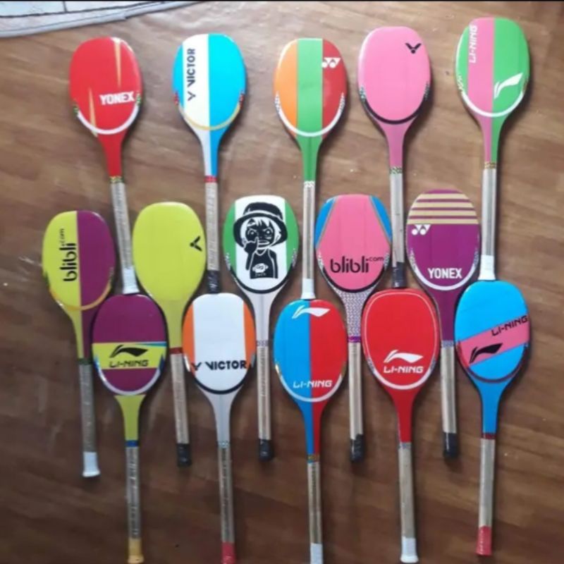 Jual Raket Papan / Raket Badminton / Raket Tradisional | Shopee Indonesia