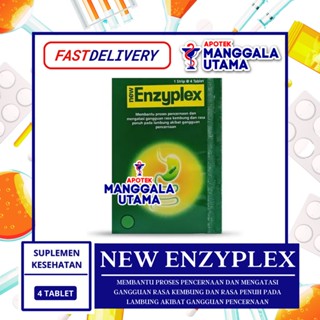 Jual NEW ENZYPLEX PER STRIP ISI 4 TABLET | Shopee Indonesia
