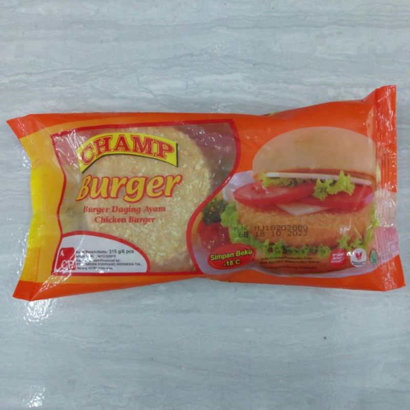 Jual CHAMP BURGER ISI 6PCS | Shopee Indonesia